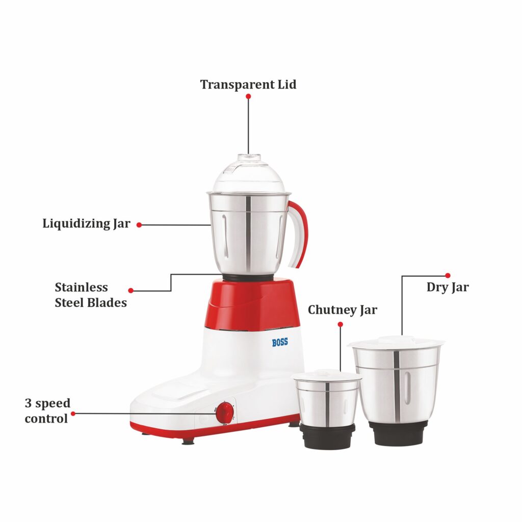 Boss Venus (B260) | Mixer Grinder | BOSS Appliances