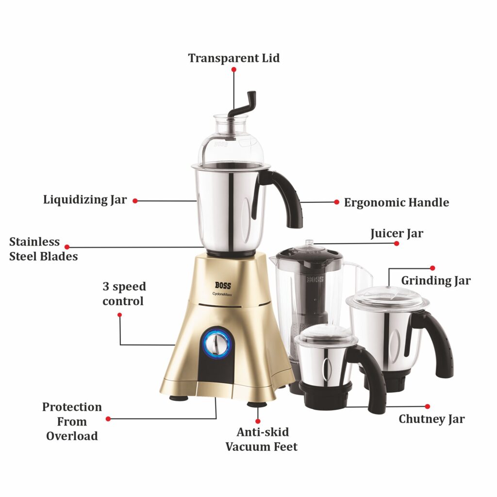 BOSS CycloneMaxx Mixer Grinder 900W