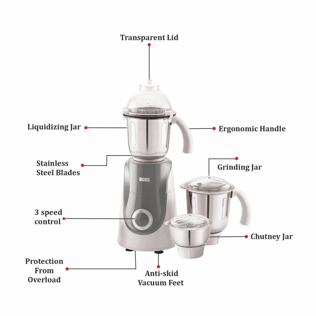 BOSS Crown Mixer Grinder 750W